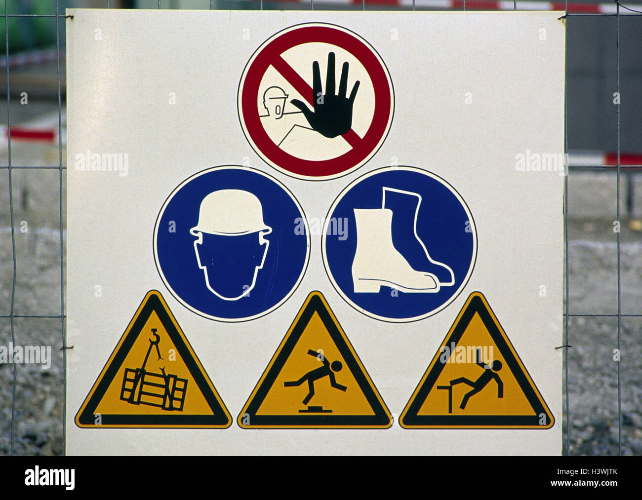 Men at work, danger signs, differently, tips, signs, esteem signs ...