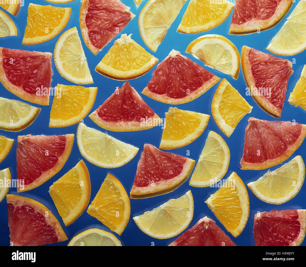 Citrus fruits, cut orange, lemon, blood orange, fruits, nutrition ...