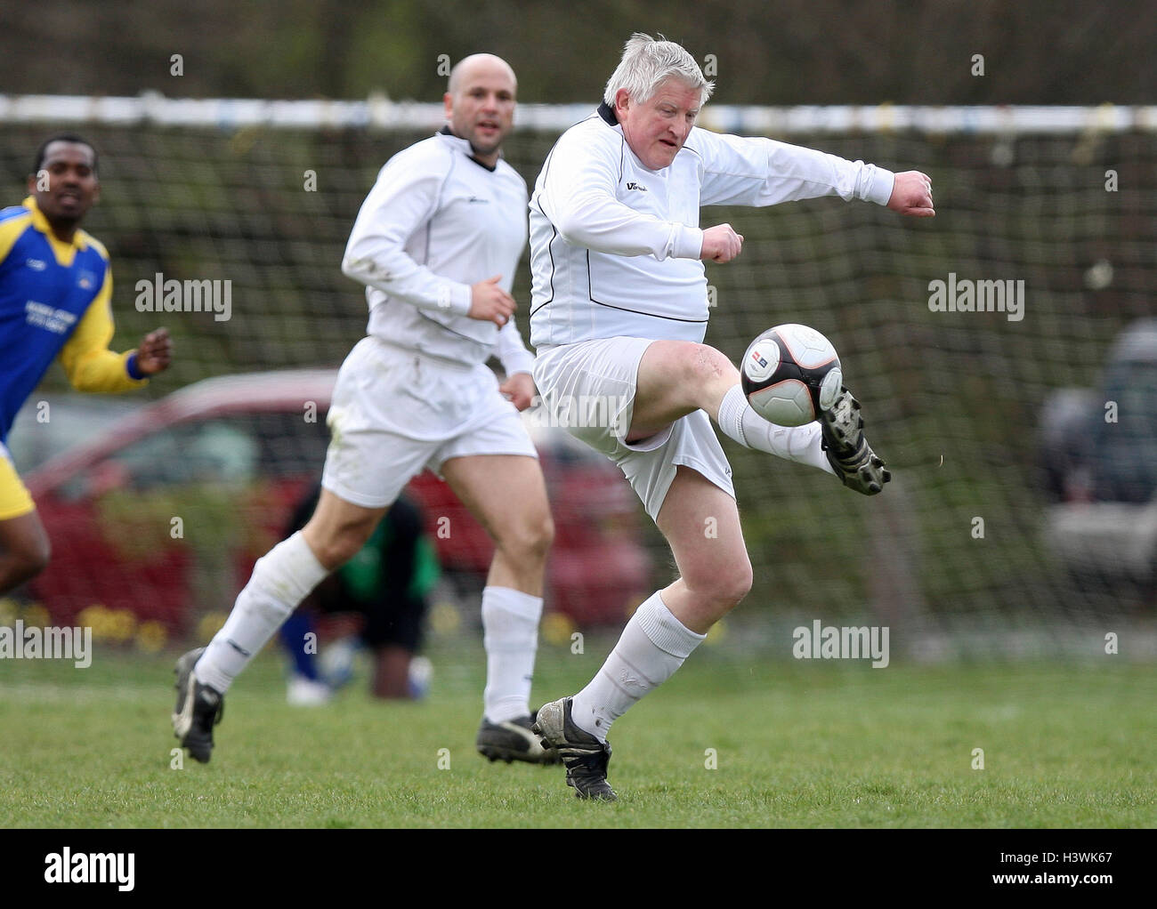 West Ham United FC Football Secretary Peter Barnes plays for Rolls Park ...