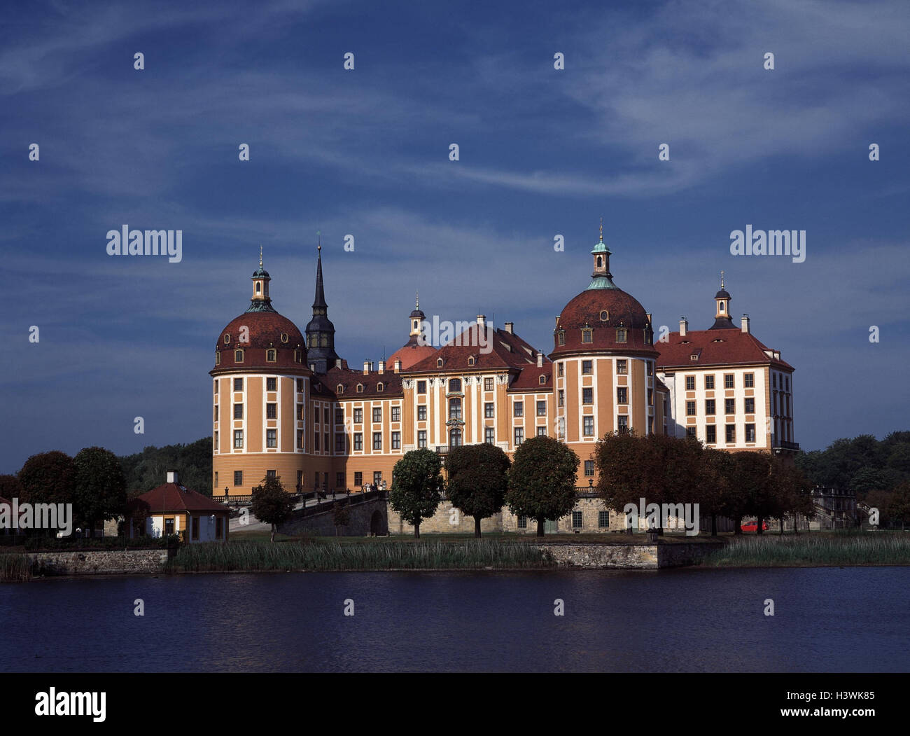 Germany, Saxony, Dresden, castle Moritz building, structure ...