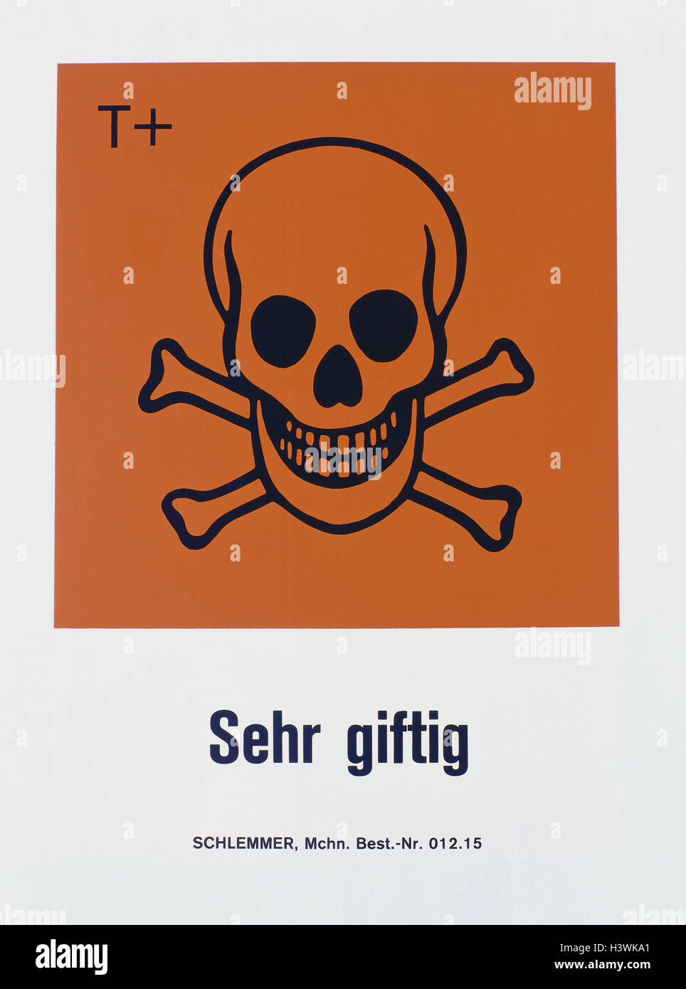 Danger figures, icon, "very toxic", poison, toxic, danger icon, cut out ...