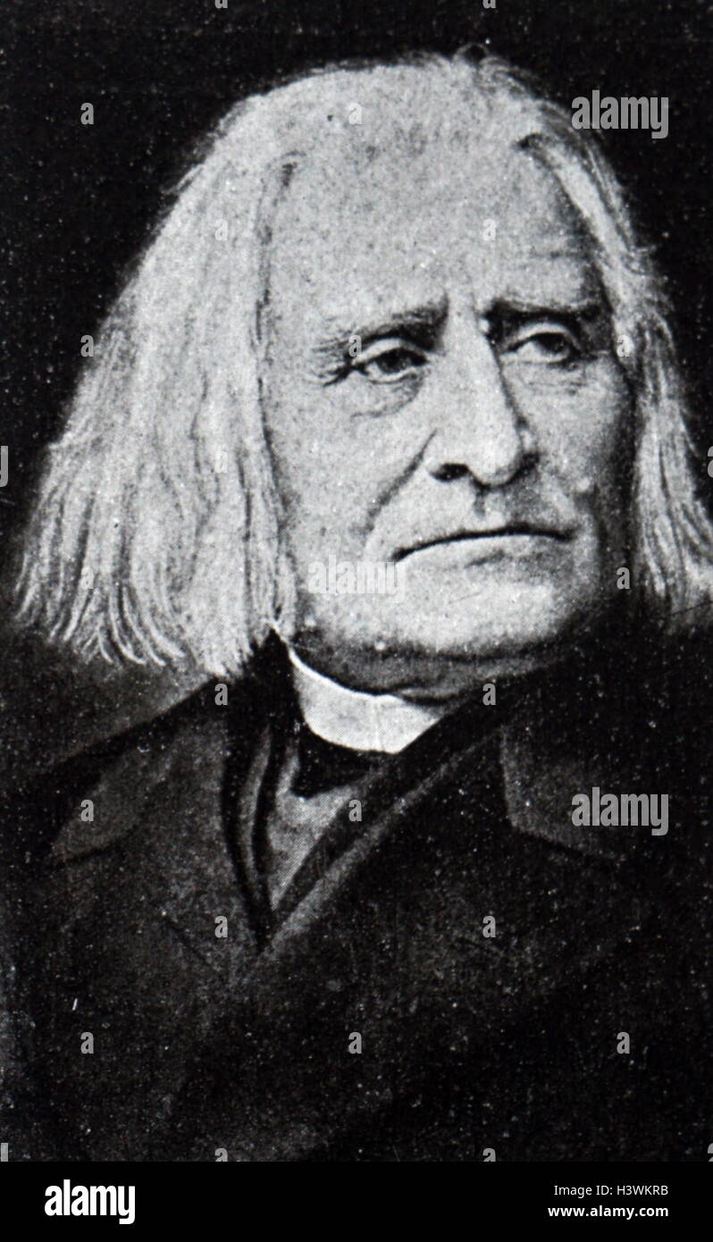 Liszt portrait hi-res stock photography and images - Alamy