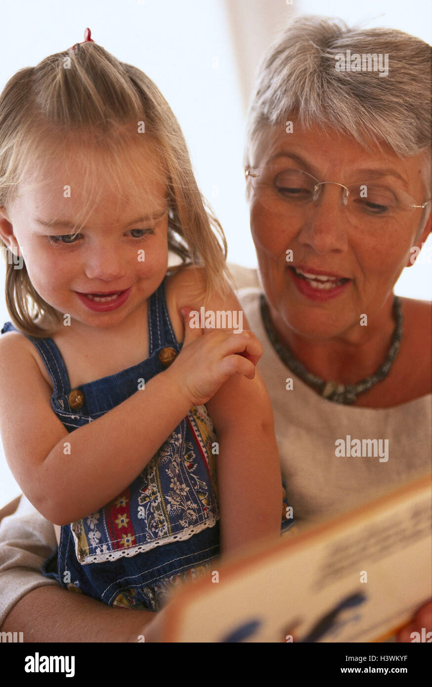 Grandmother, grandchild, fairy tale, read, portrait, granny ...
