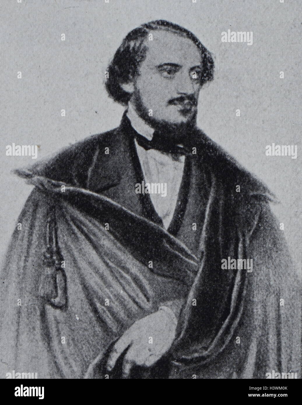 Portrait of Friedrich von Flotow (1812-1883) a German composer. Dated ...