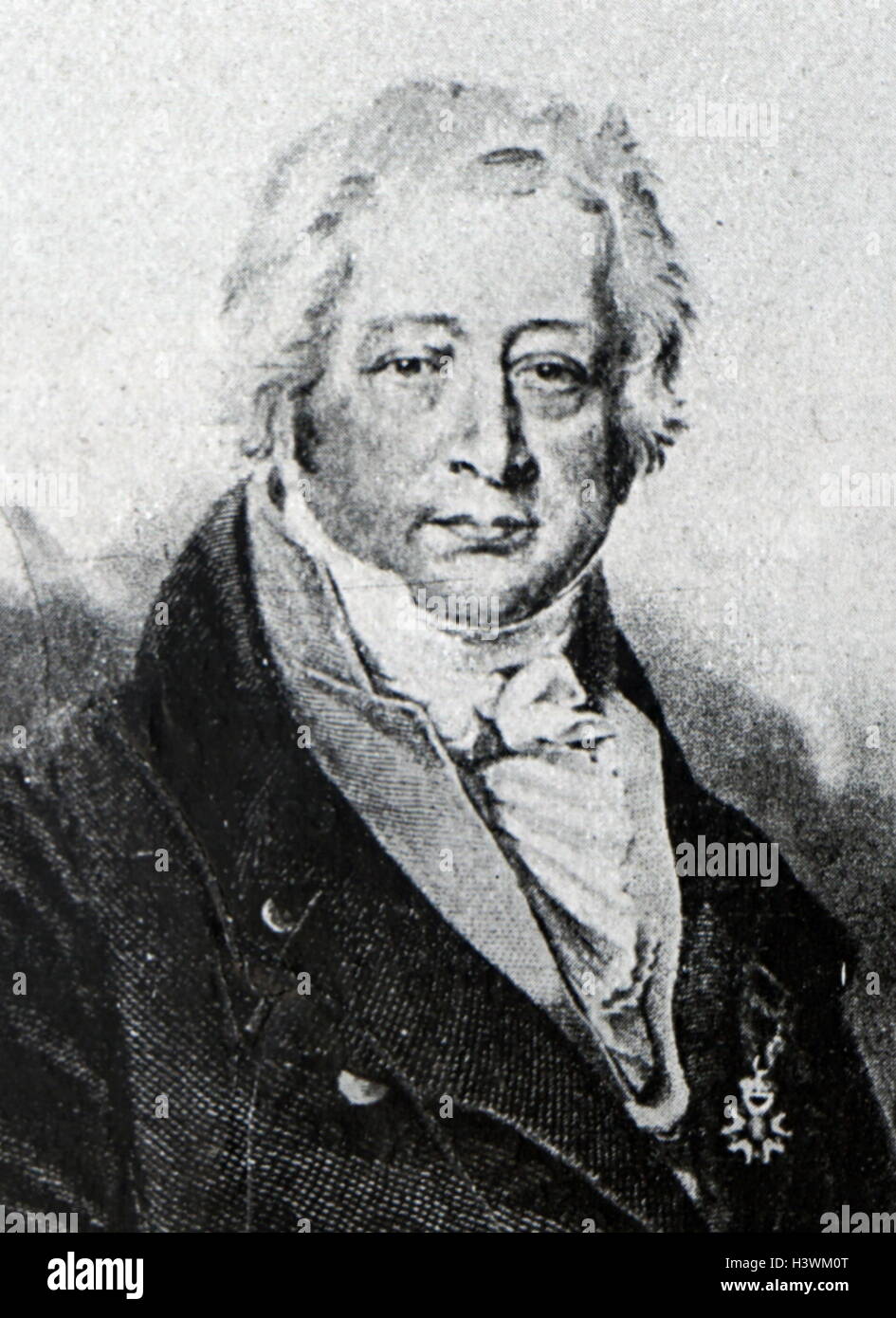 Portrait of Sébastien Érard (1752-1831) a French instrument maker, who ...