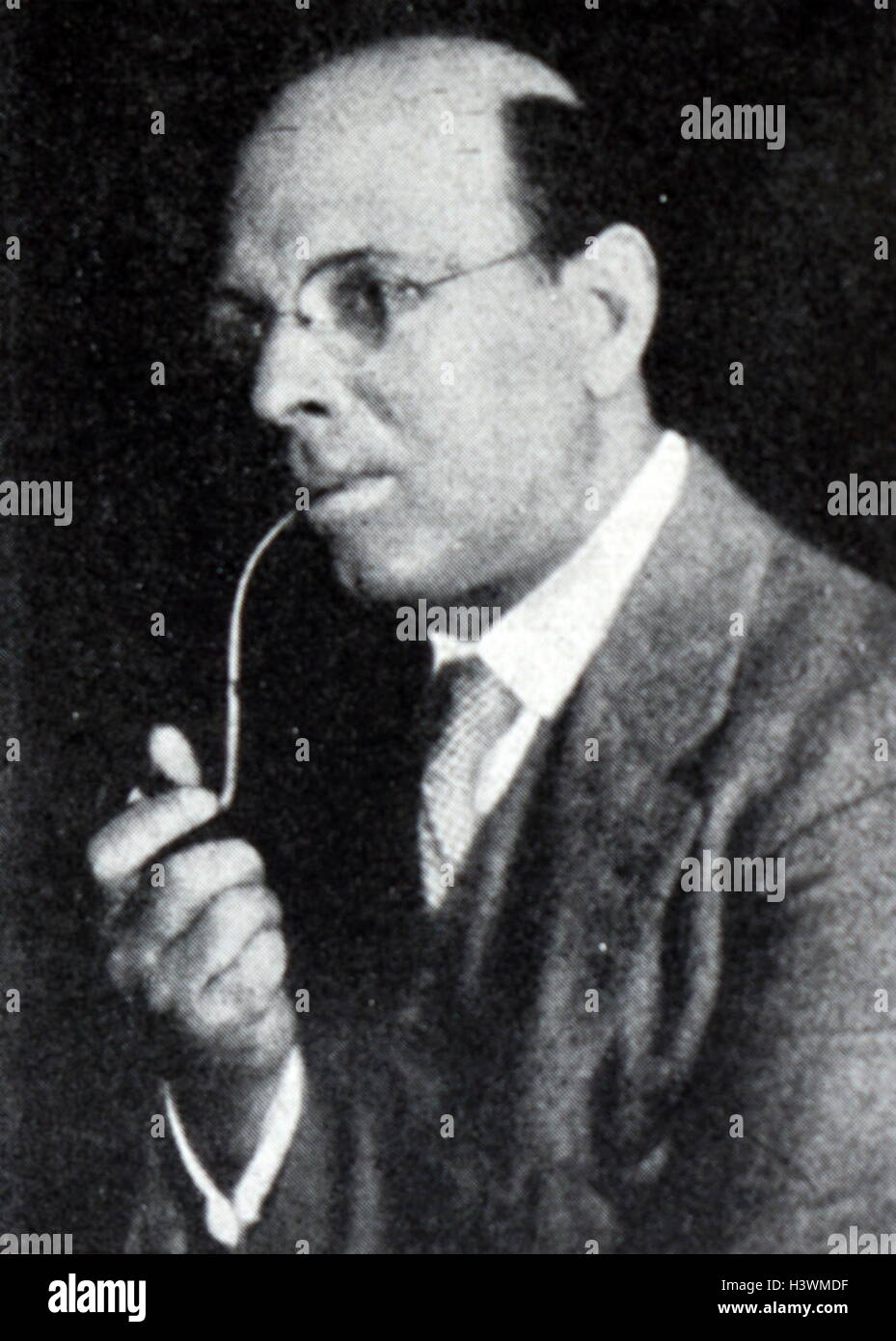 Portrait of Pablo Casals (1876-1973) a Spanish cellist and conductor ...