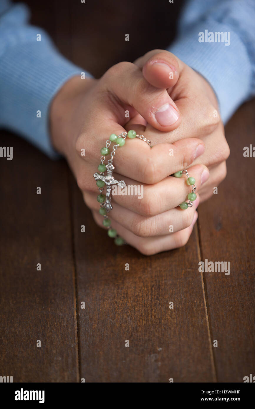 Man with his rosary hi-res stock photography and images - Alamy