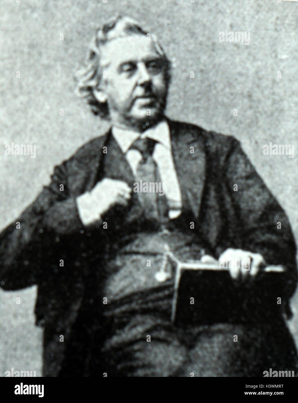 Portrait of Niels Gade (1817-1890) a Danish composer, conductor ...