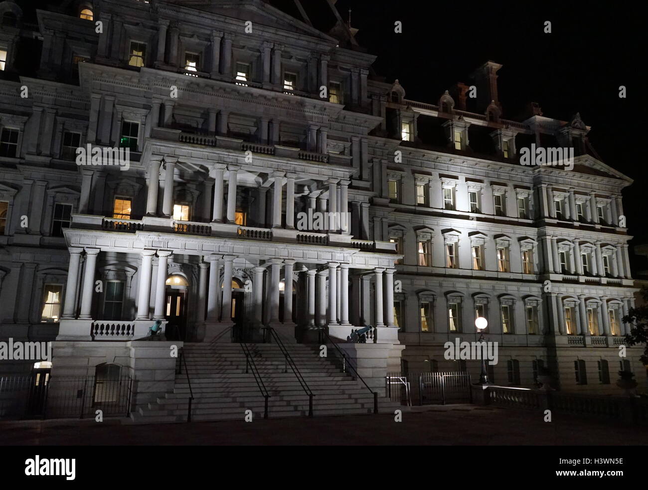 Executive Branch Building At Night