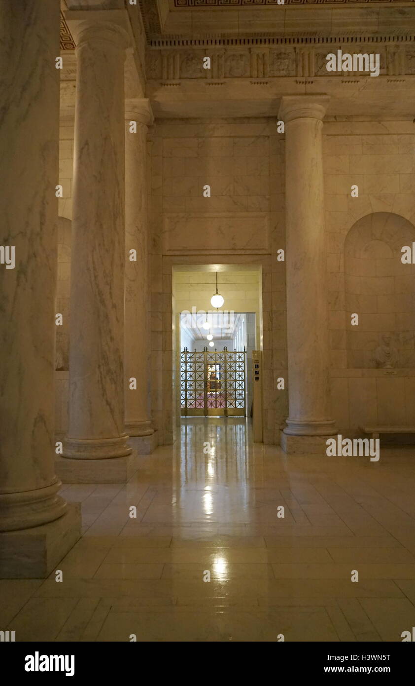 Interior of the Supreme Court of the United States, in Washington D.C ...
