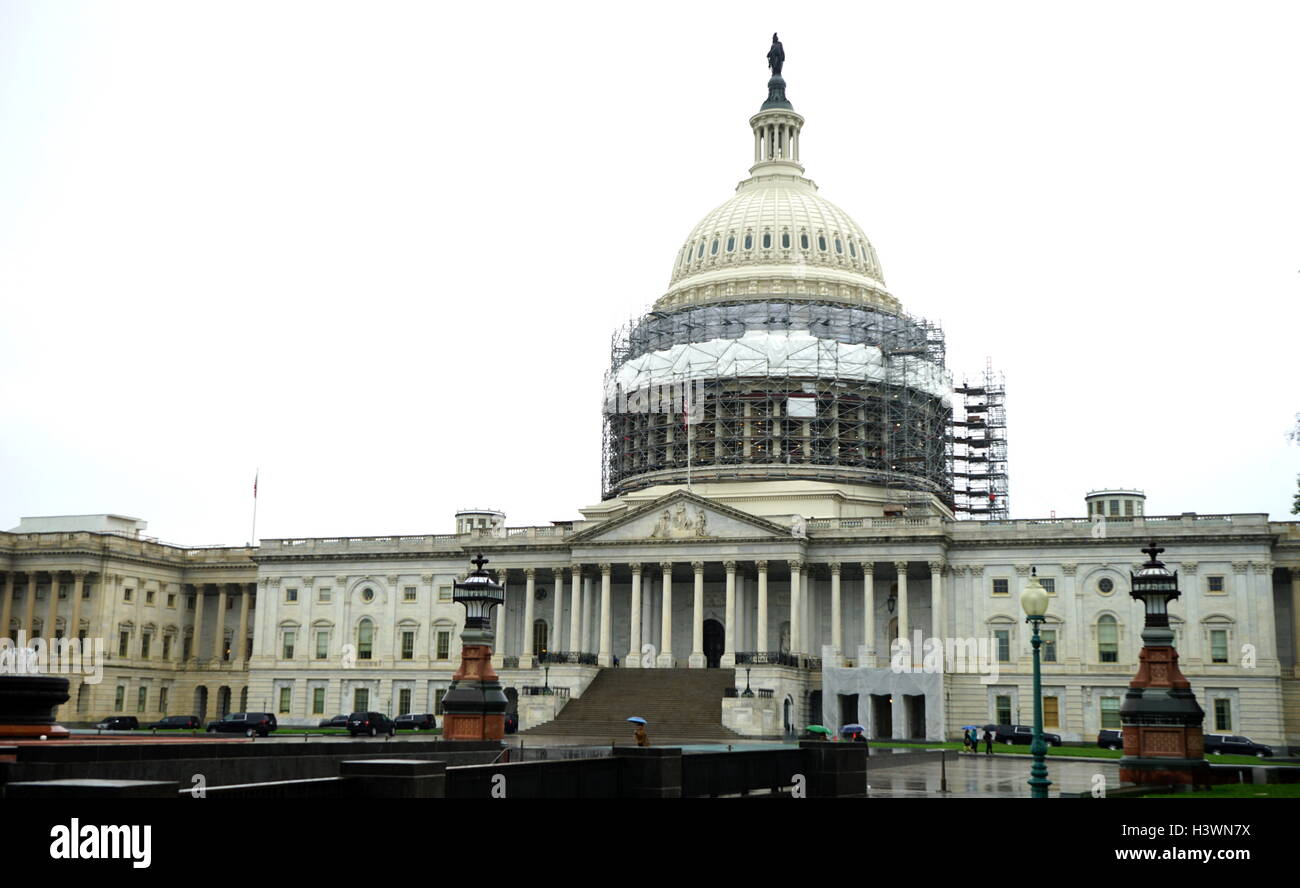 Exterior of the United States Capitol building, in Washington D.C ...