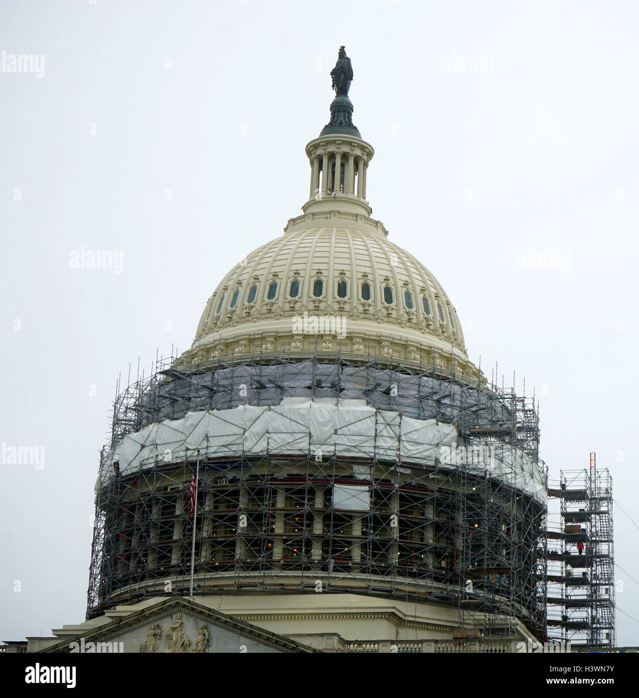Exterior of the United States Capitol building, in Washington D.C ...
