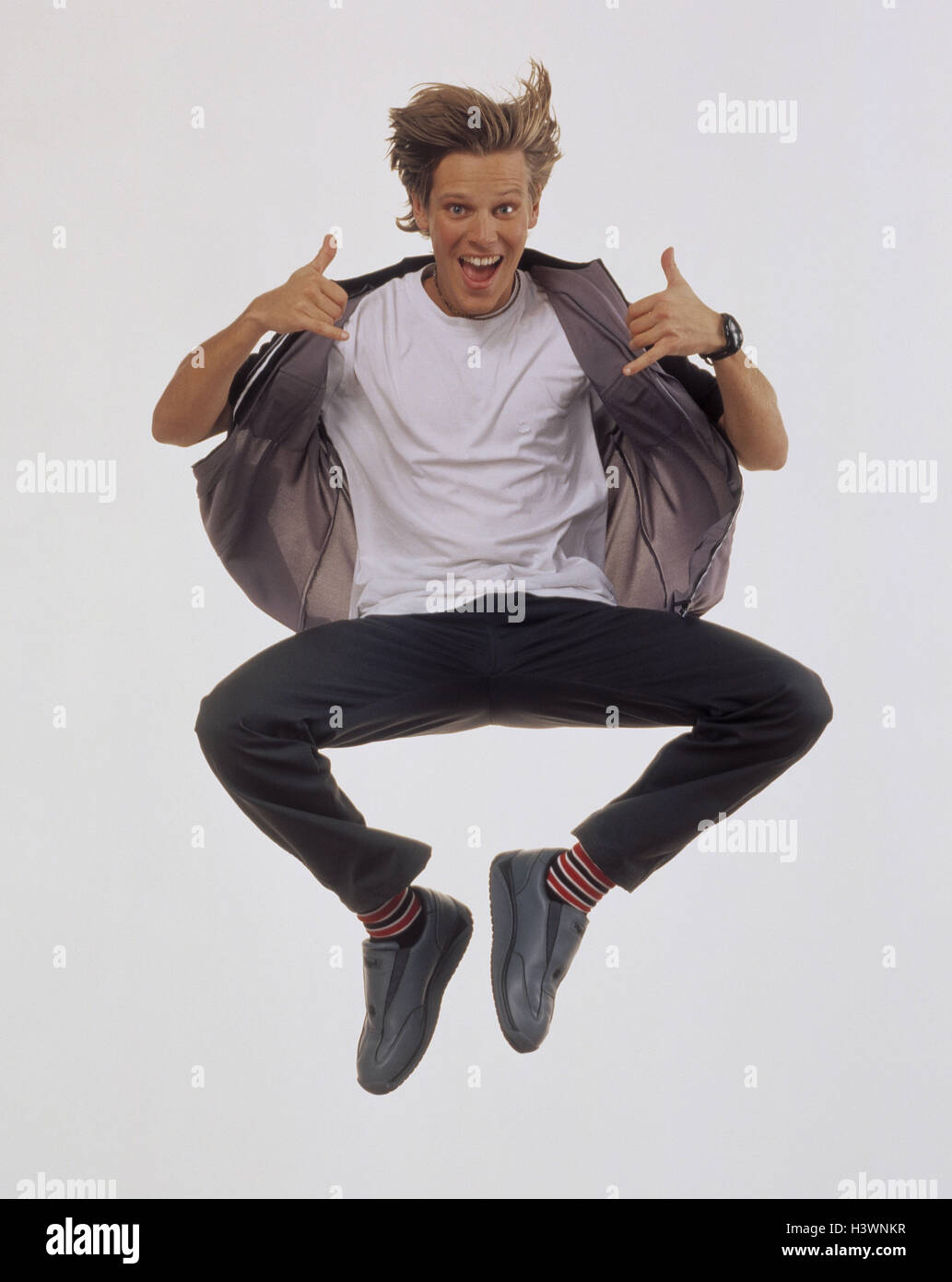 Young person, laugh, caper, gesture, Teens, teenager, boy, man, young ...