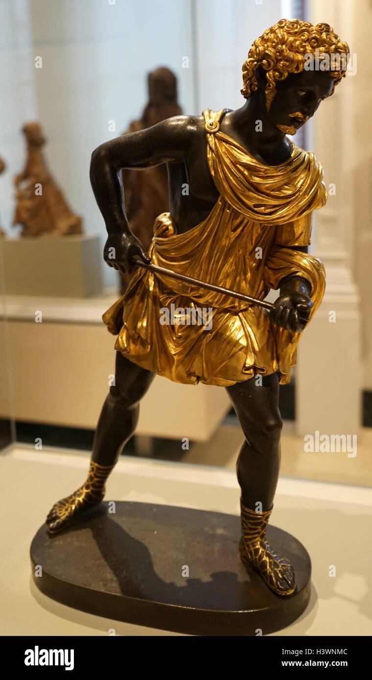 Gilded bronze statue of Meleager by Pier Jacopo Alari-Bonacolsi (1460 ...