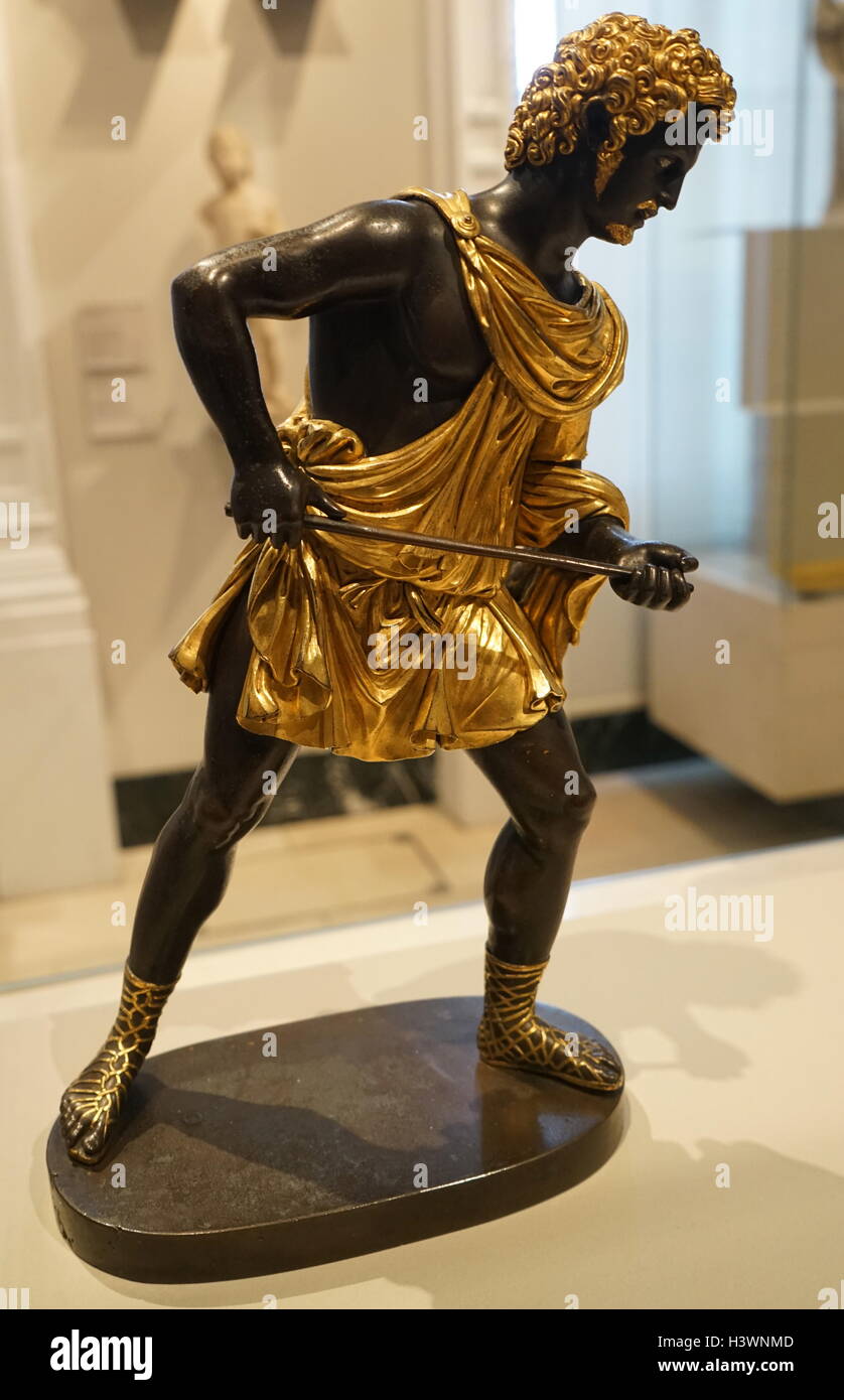 Gilded bronze statue of Meleager by Pier Jacopo Alari-Bonacolsi (1460 ...