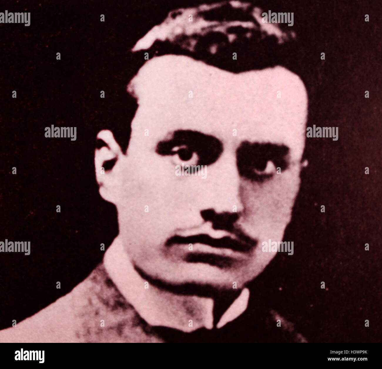 Photograph of Benito Mussolini (1883-1945) an Italian politician ...