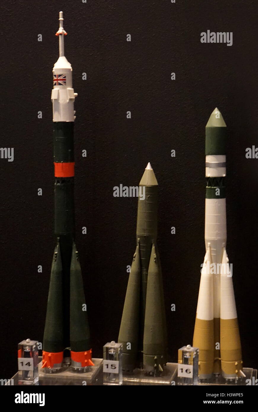 Space rocket launchers developed since the 1950s. Dated 20th Century ...