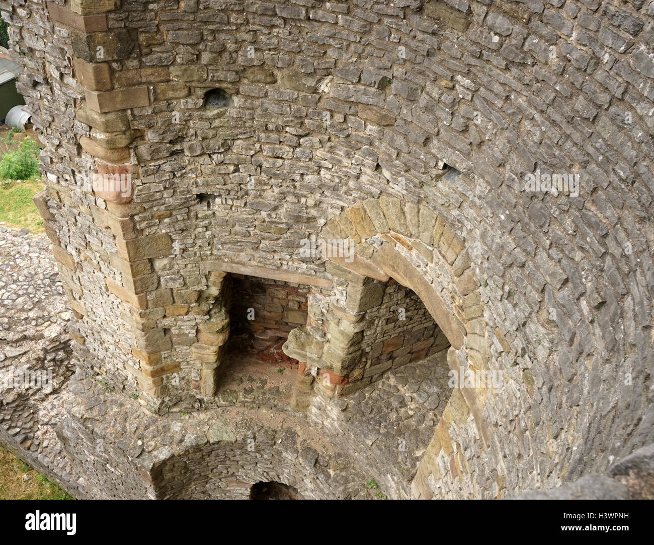 Dudley Castle, a ruined 12th century, medieval fortification in the ...