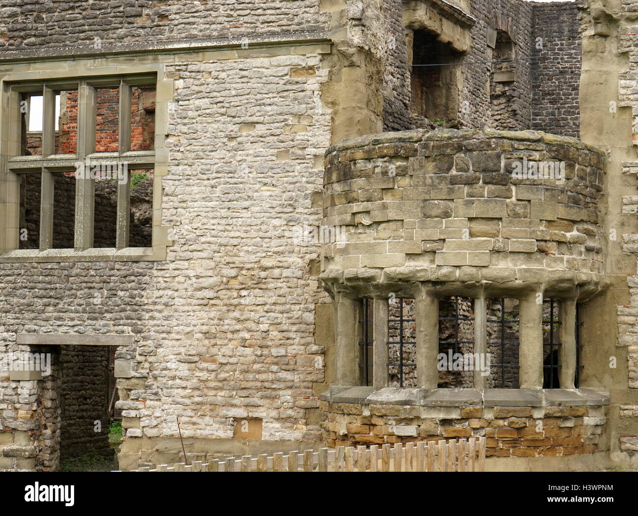 Dudley Castle, a ruined 12th century, medieval fortification in the ...