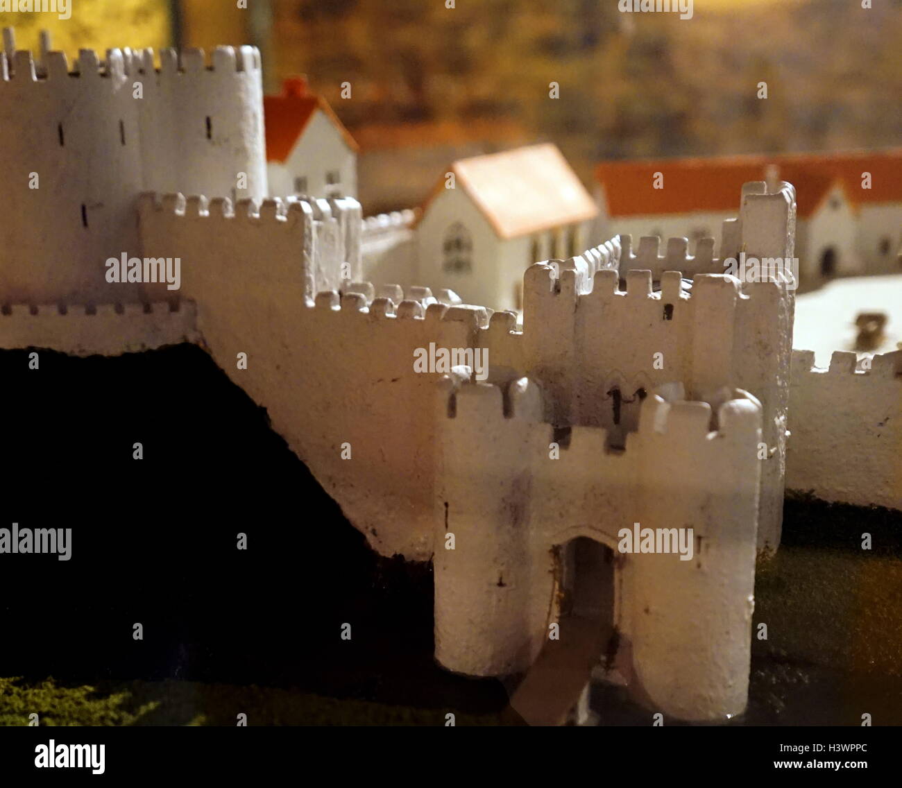Reconstructed model dudley castle hi-res stock photography and images ...