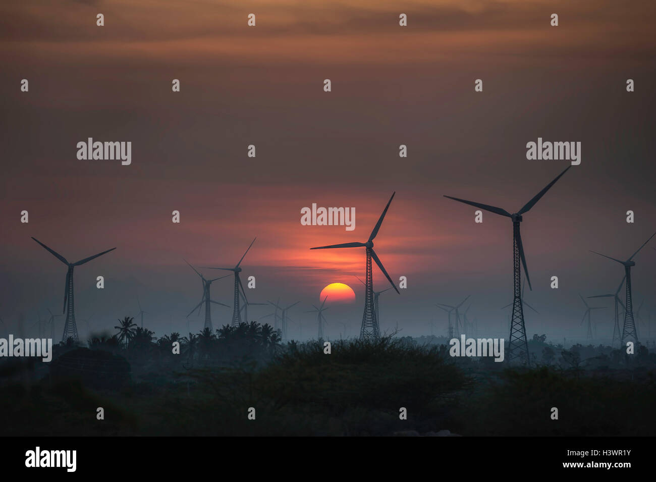 India wind turbine hi-res stock photography and images - Alamy