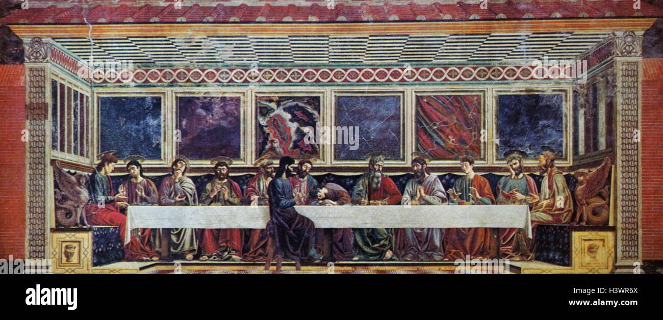 Last Supper Andrea Del Castagno