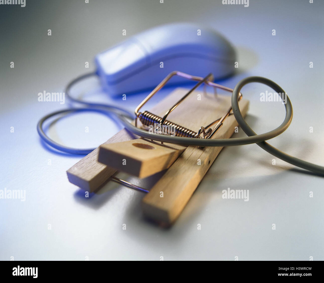 Mousetrap, tensely, Computermouse conception, Still life, product ...