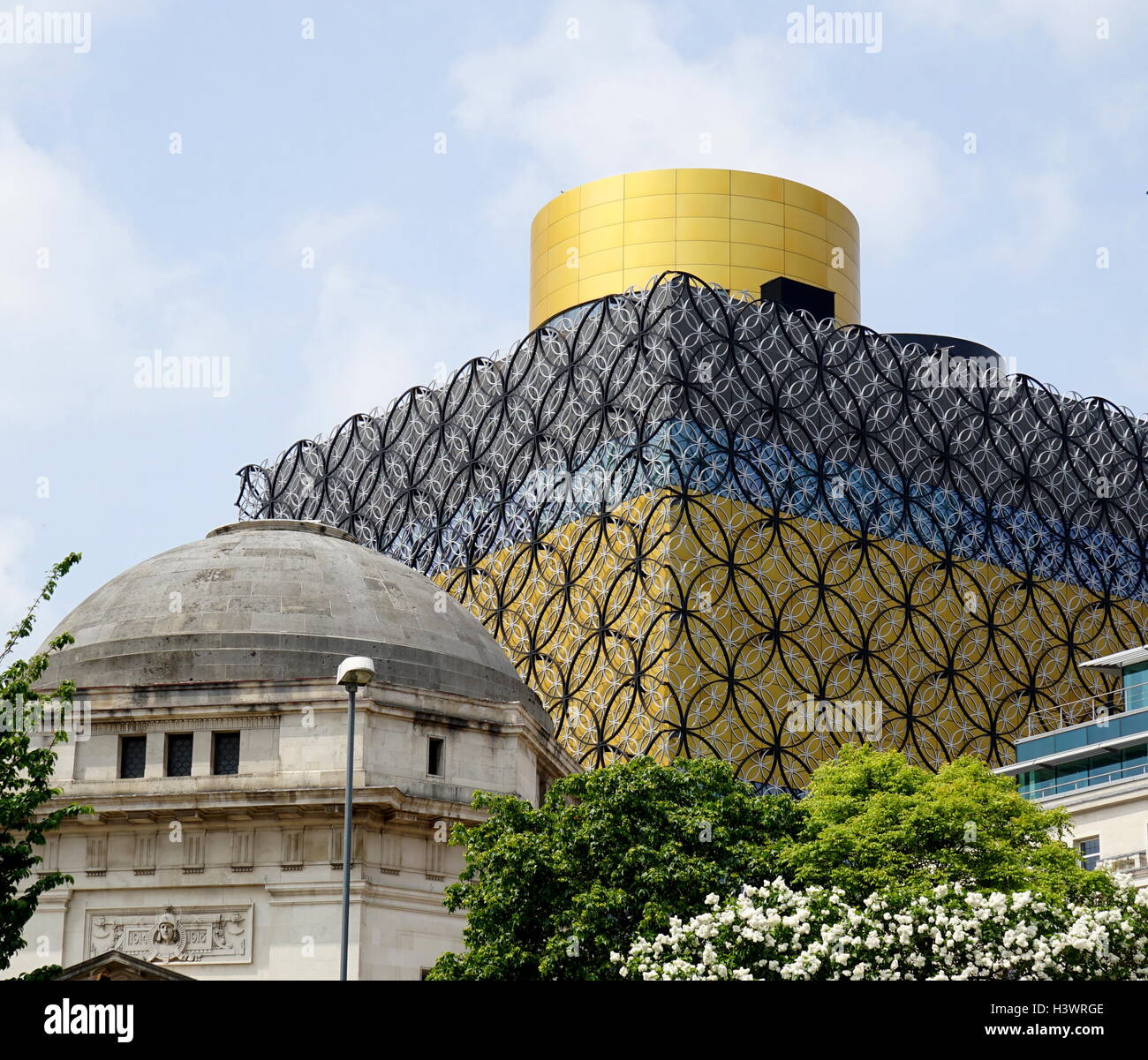 Post-modern, high tech, Library of Birmingham in Birmingham, England ...
