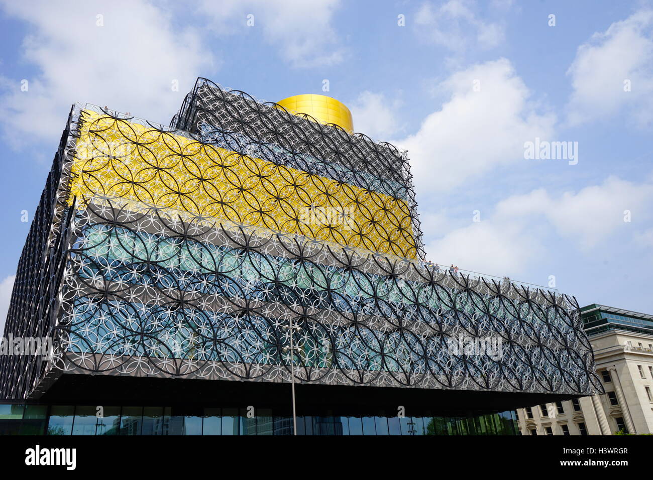 Post-modern, high tech, Library of Birmingham in Birmingham, England ...