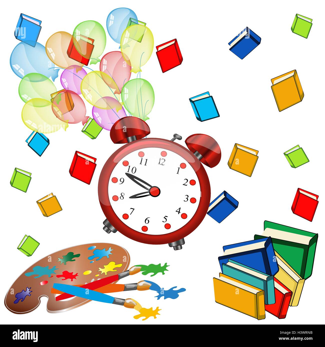 Color palettesupplies hi-res stock photography and images - Alamy