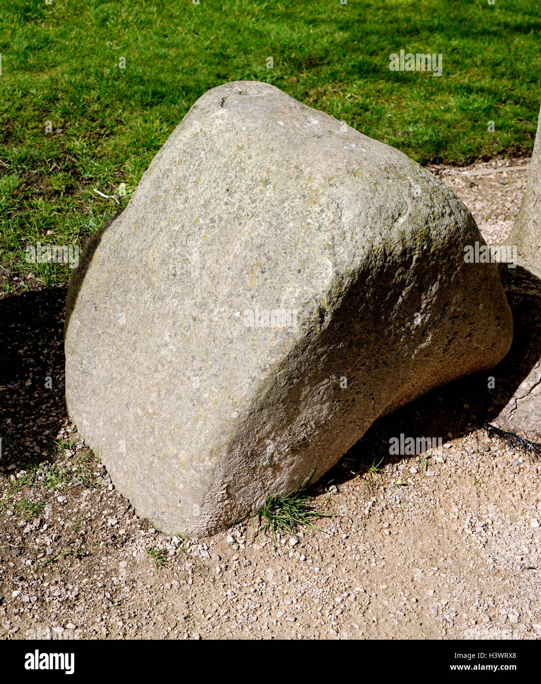 The Gilbertstone, a volcanic rock, moved in local folklore by the Giant ...
