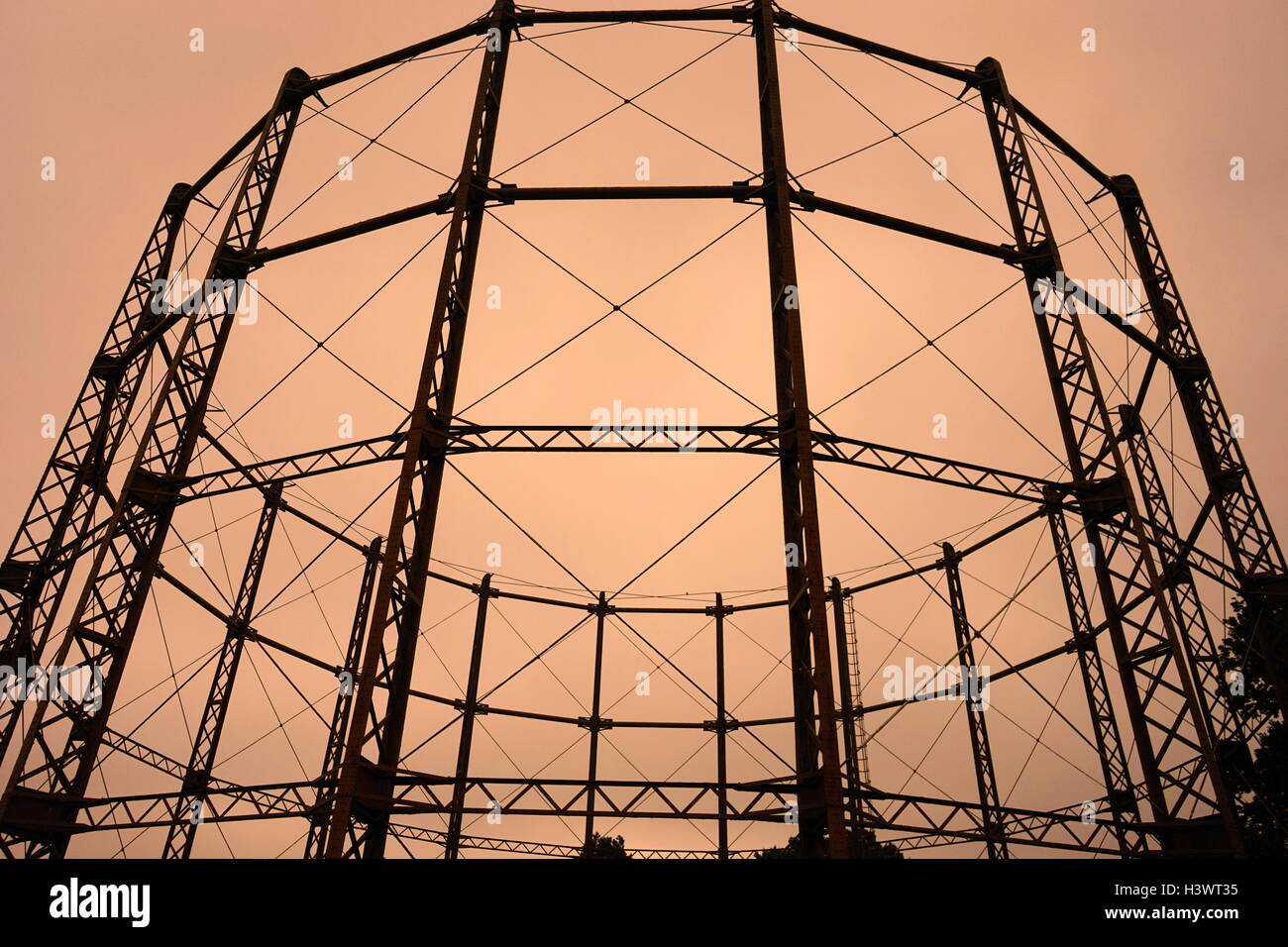 Natural Gas Holder Gasometer High Resolution Stock Photography and ...