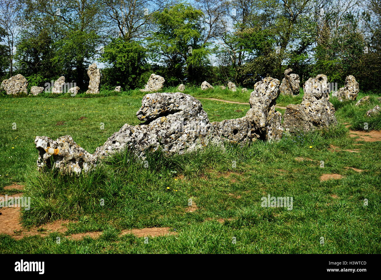 Kings Men Stone Circle Part High Resolution Stock Photography and ...
