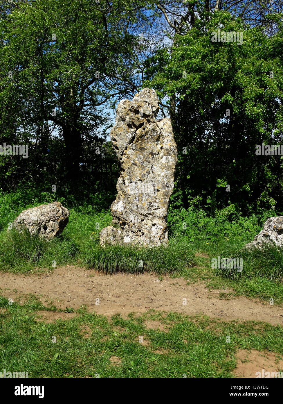 The King's Men Stone Circle which is part of the Rollright Stones, a ...