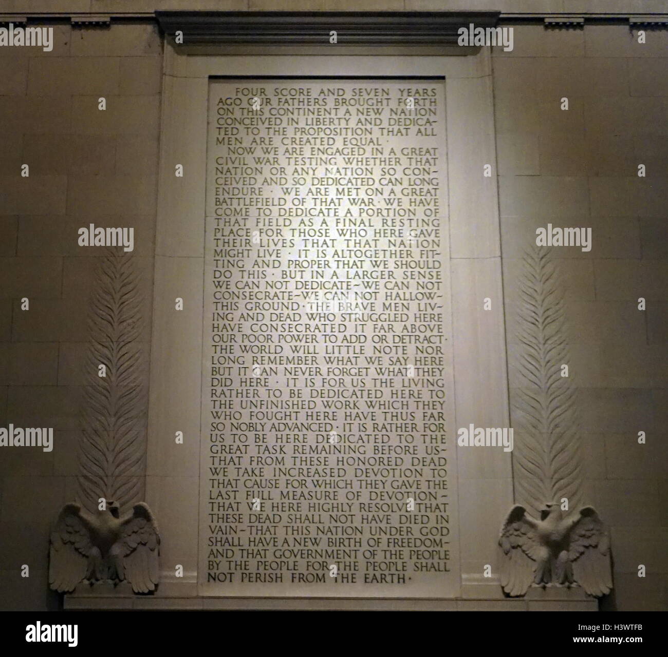 Abraham Lincolns Monument Washington High Resolution Stock Photography ...