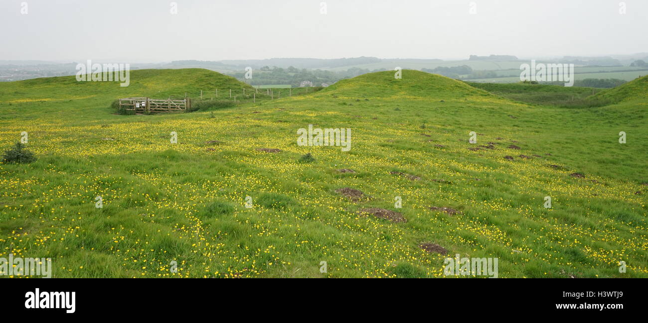 Neolithic england maiden castle hi-res stock photography and images - Alamy