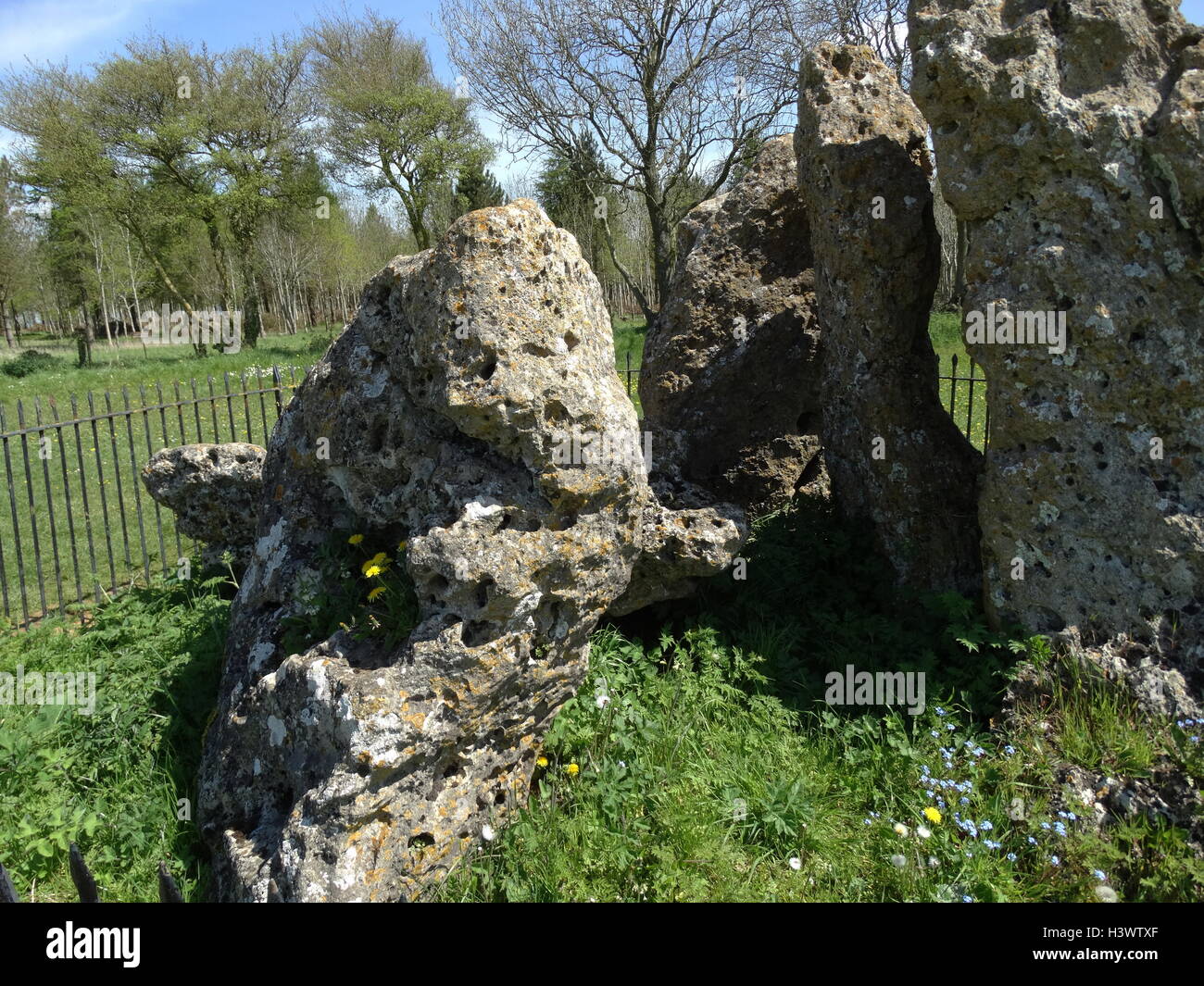 The King's Men Stone Circle which is part of the Rollright Stones, a ...