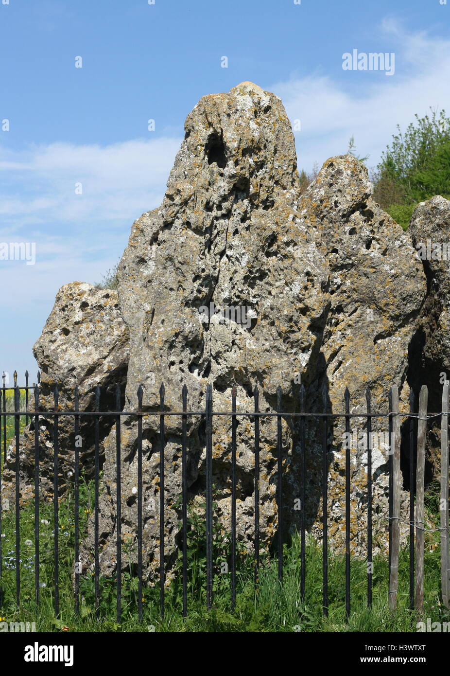 The King's Men Stone Circle which is part of the Rollright Stones, a ...