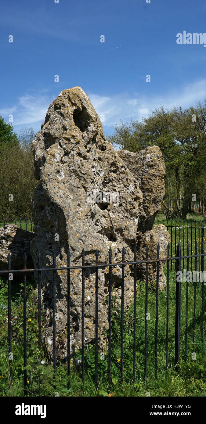 The King's Men Stone Circle which is part of the Rollright Stones, a ...