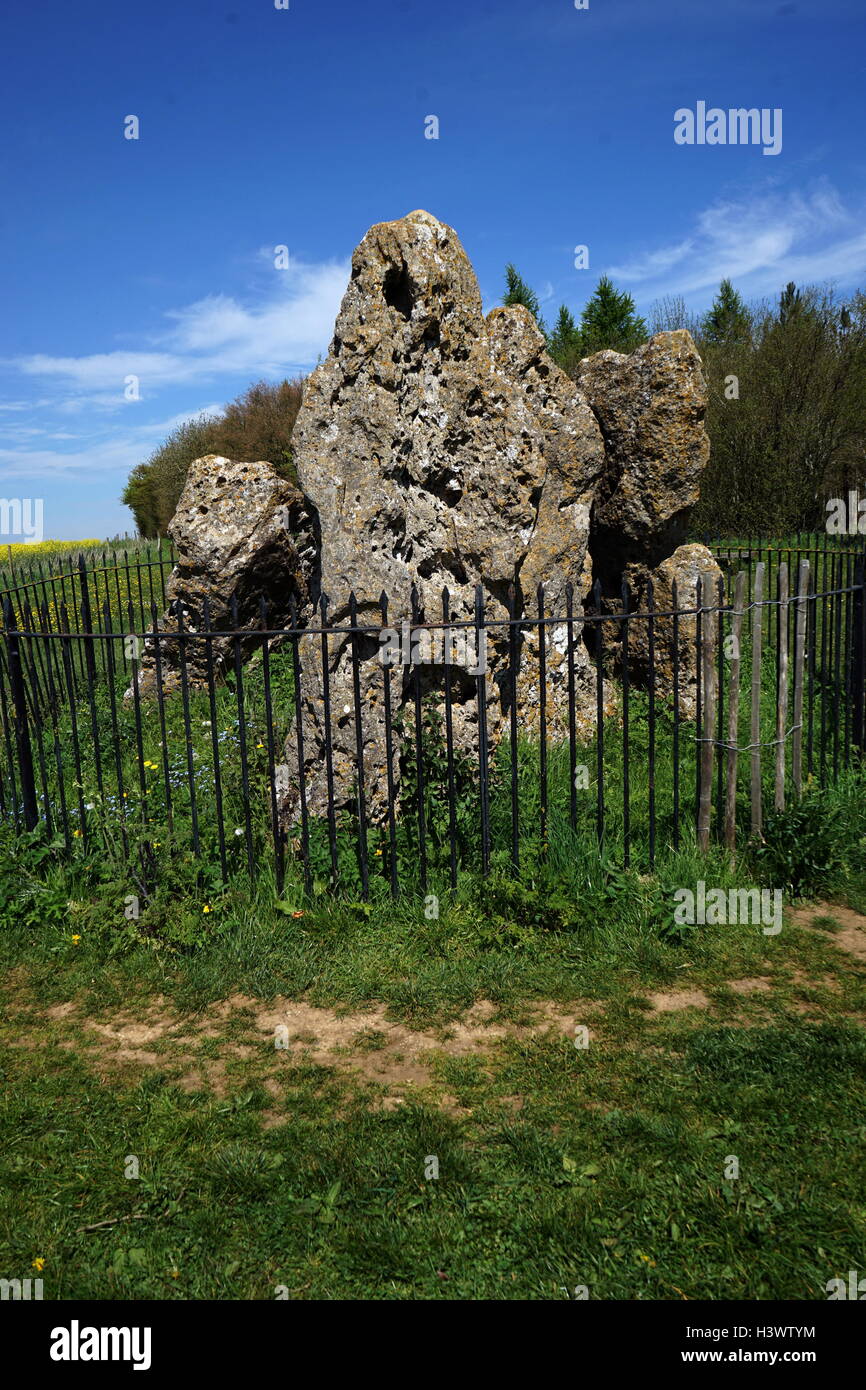 The King's Men Stone Circle which is part of the Rollright Stones, a ...