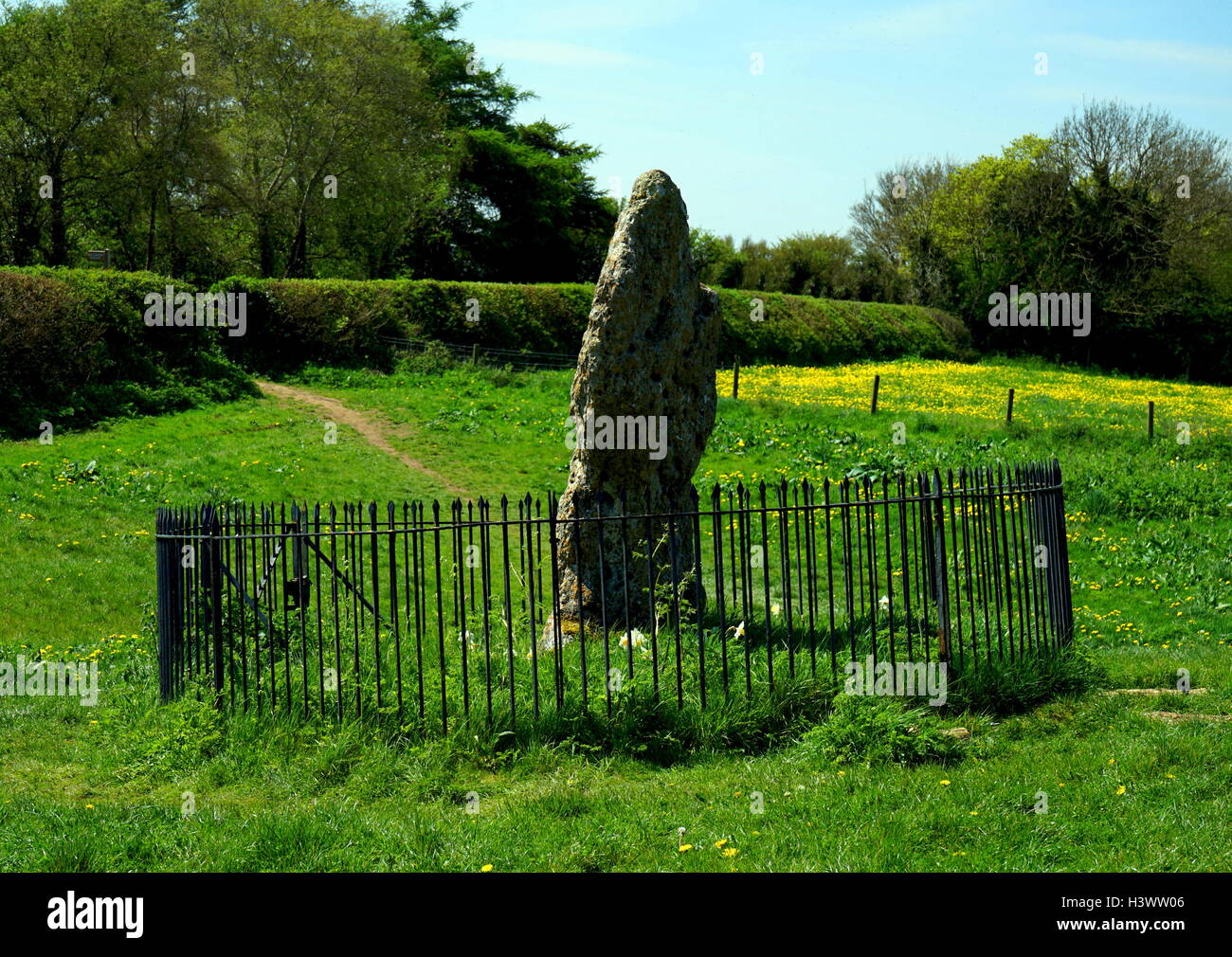 The King's Men Stone Circle which is part of the Rollright Stones, a ...