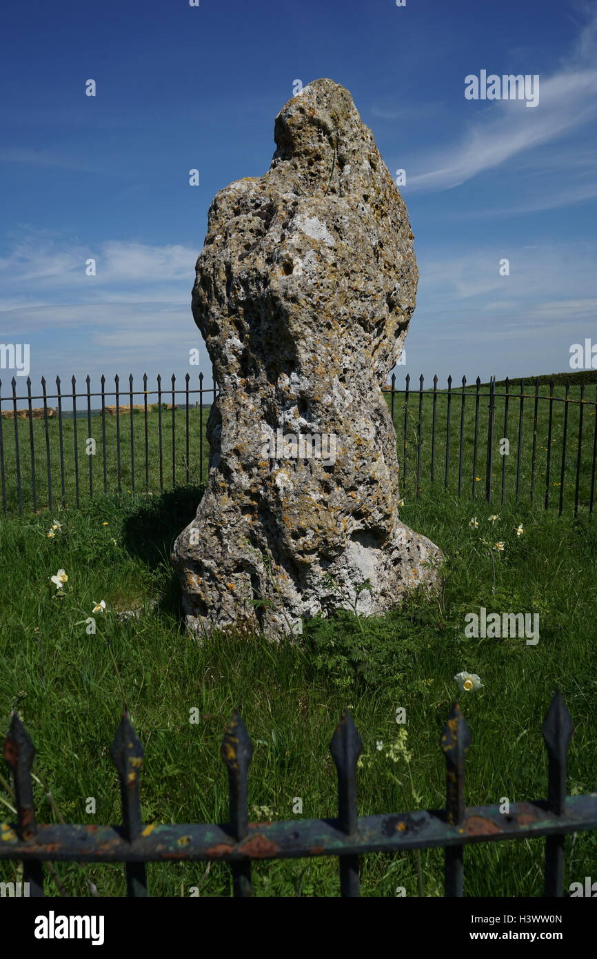 The King's Men Stone Circle which is part of the Rollright Stones, a ...