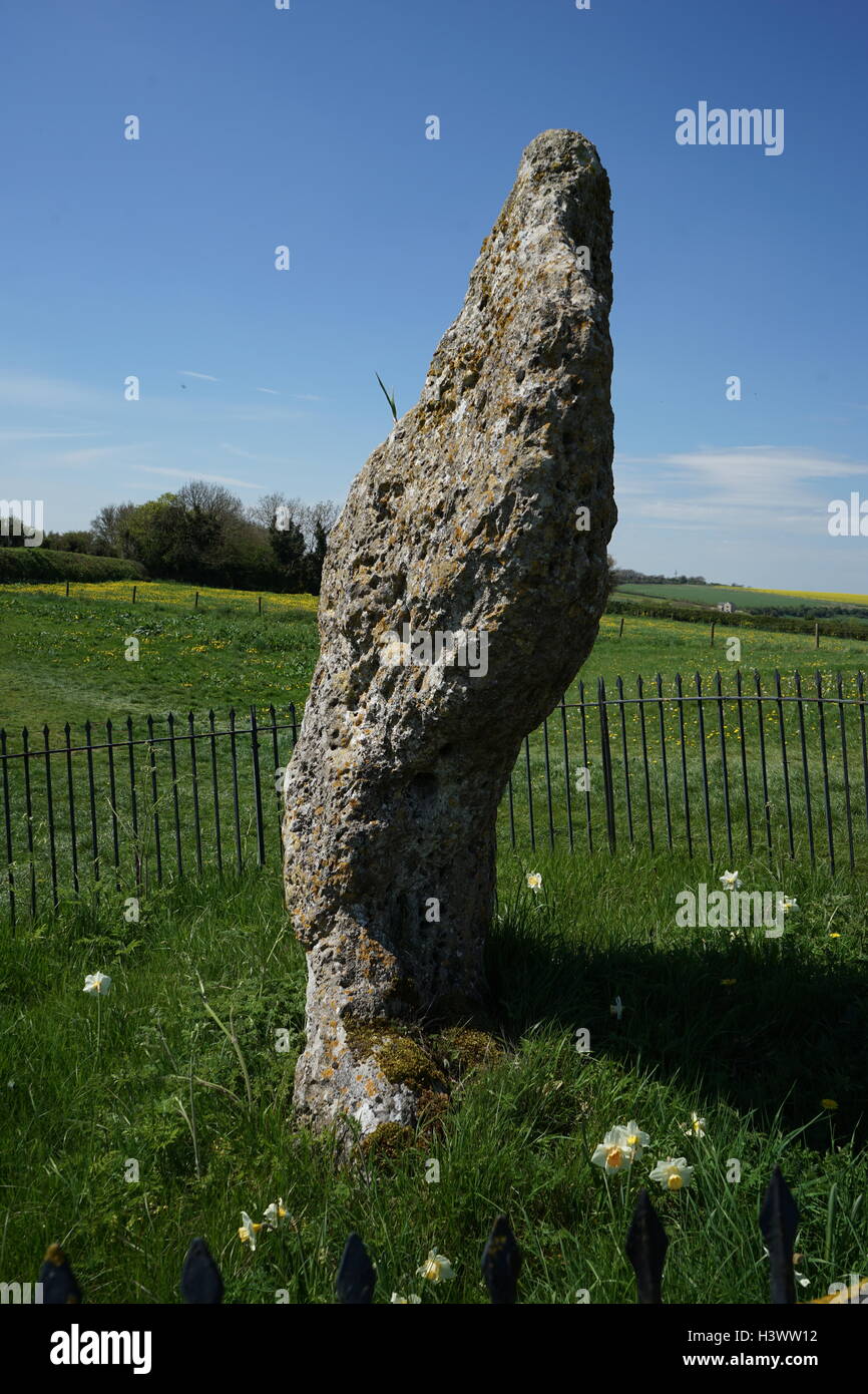 The King's Men Stone Circle which is part of the Rollright Stones, a ...