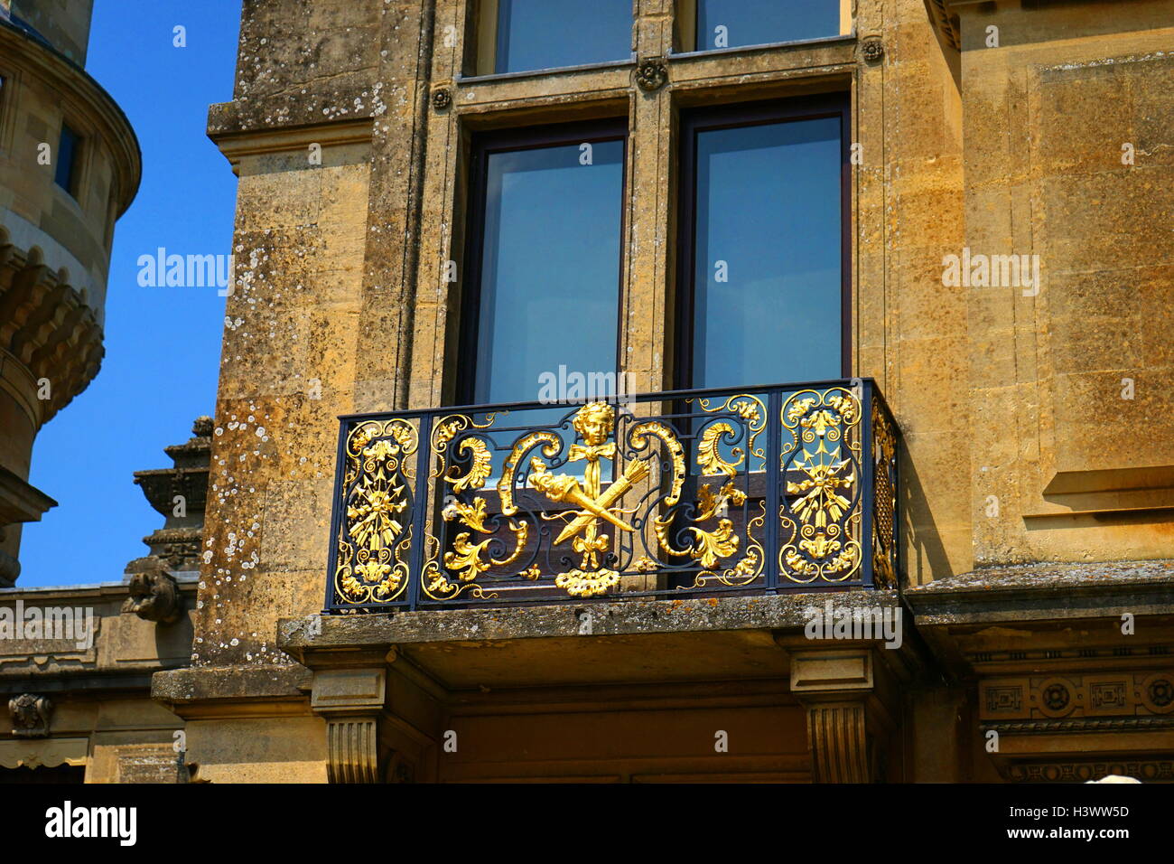 Exterior of Waddesdon Manor, a country house in the village of ...