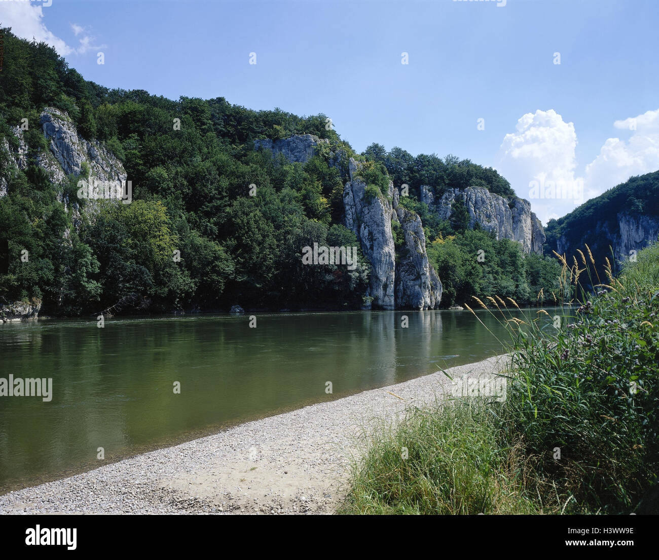 Germany, Lower Bavaria, world castle, Danube breakthrough, Bavaria ...