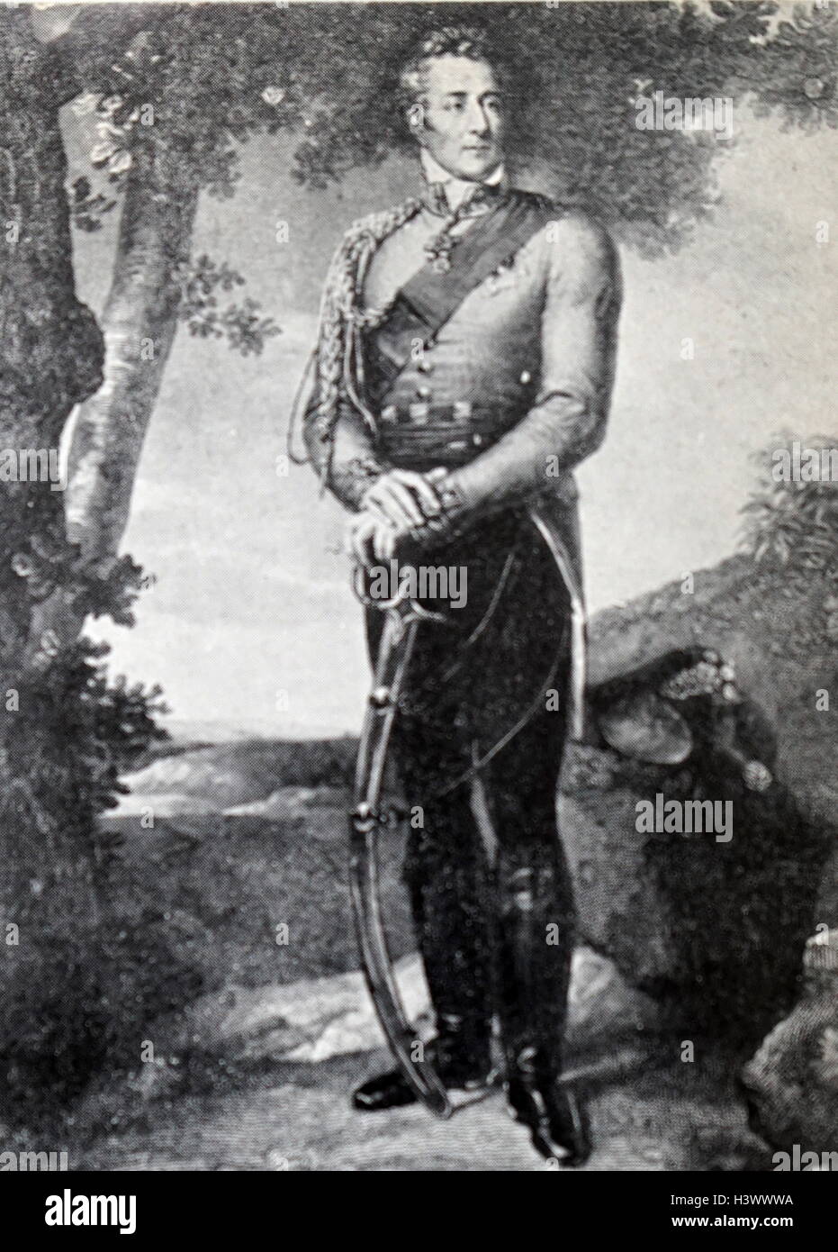 Portrait of Arthur Wellesley, 1st Duke of Wellington (1769-1852) an ...