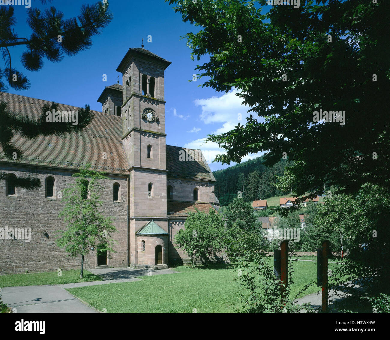Germany, Black Forest, Baiersbronn-Klosterreichenbach, minster, detail ...