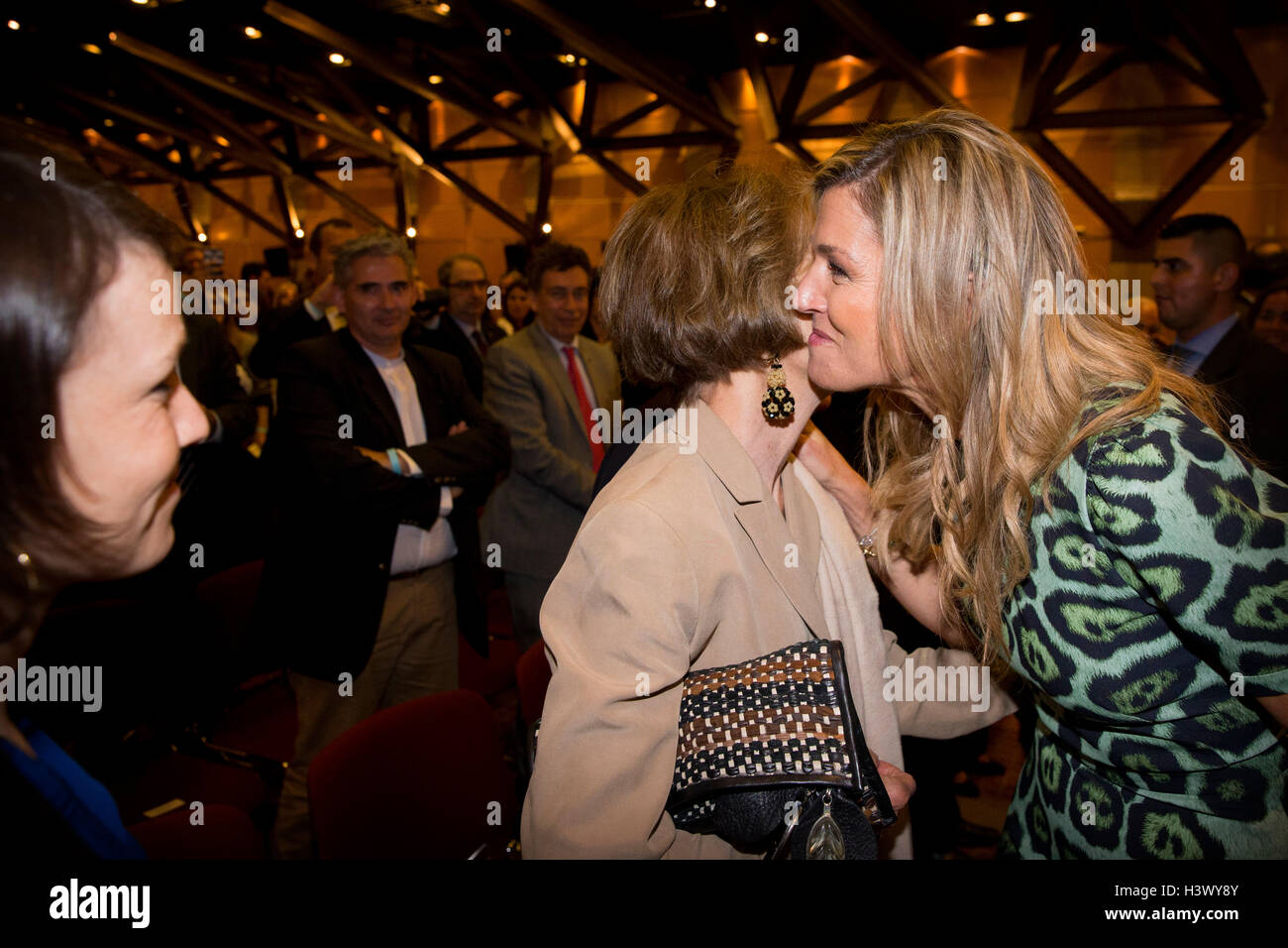 Queen Maxima of The Netherlands with her parents Jorge Zorreguieta and ...