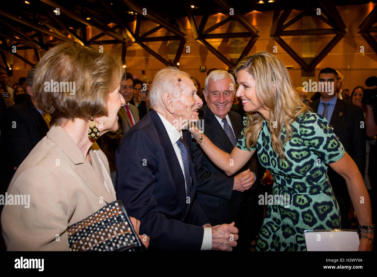 Queen Maxima of The Netherlands with her parents Jorge Zorreguieta and ...