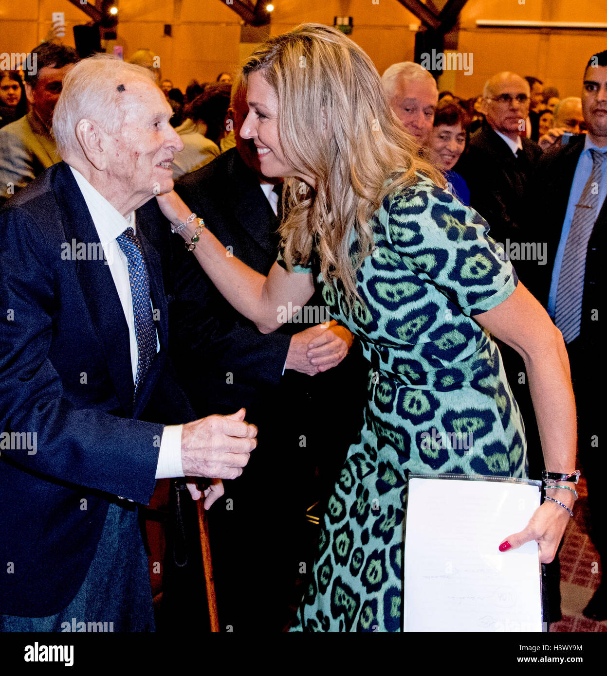 Queen Maxima of The Netherlands with her parents Jorge Zorreguieta and ...